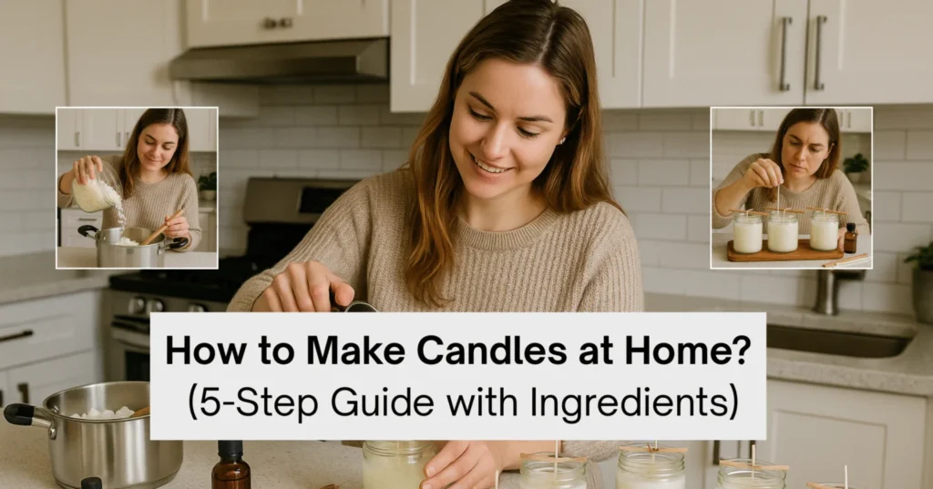 How to Make Candles at Home (5-Step Guide with Ingredients)